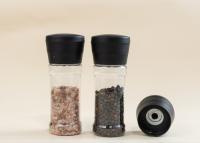 China 120ml Refillable Plastic Salt and Pepper Grinder with Ceramic Core - Customizable Colors for Sustainable Kitchen Use for sale