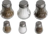 China Custom Glass Seasoning Shaker 15ml Capacity with Stainless Steel Cap for Pepper and Salt for sale