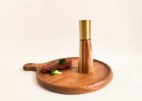 China Natural Acacia Wood Salt & Pepper Grinder Set with Ceramic Core - 100M Supply Capacity for sale