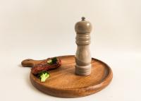 China Kairun Wooden Salt and Pepper Grinders 5x16.3 cm with Ceramic Core - Manual Refillable Spice Mills for sale