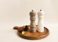 China Kairun Wooden Salt and Pepper Grinders 5x16.3 cm with Ceramic Core - Manual Refillable Spice Mills for sale