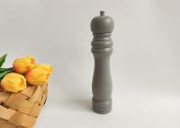 China Rubberwood Salt and Pepper Grinder 5x16.3cm Manual Refillable with Ceramic Core - Kairun Brand for sale