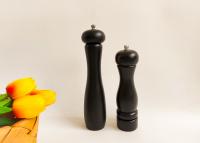 China Kairun Manual Wooden Salt and Pepper Grinders 5.5x26.3cm with Ceramic Core and Adjustable Coarseness for sale