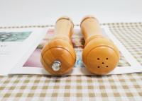 China 2-Piece Wood Salt and Pepper Grinder Set with Ceramic Mechanism and Adjustable Coarseness for sale