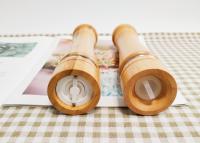 China 2-Piece Wood Salt and Pepper Grinder Set with Ceramic Mechanism and Adjustable Coarseness for sale