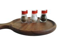 China Glass Seasoning Shakers with Screw-On Lids - Customizable Colors, 100,000 MOQ, ISO9001 Certified for sale