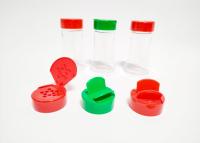 China Kairun Plastic Spice Jar Lids 50mm Diameter - BPA-Free Refillable Kitchen Organization Containers for sale