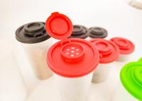 China Kairun 15mm Spice Jar Lid - 55mm Diameter Plastic Container Cap for Kitchen Organization for sale