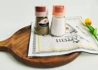 China 200g Glass Spice Jars with Squeezable Caps - Customizable Salt Containers for Kitchen Storage for sale