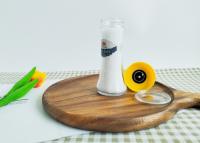China Customizable 180ml Manual Glass Salt and Pepper Grinder Adjustable Refillable for sale