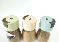 China Refillable Plastic Spice Jar Lid 50mm Diameter Customizable Color and Capacity for sale