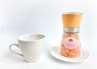 China Rubber Wood Cap Glass Grinder 175ml Manual Adjustable Spice Mill for Kitchen for sale