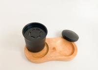 China Round PC Grinder Accessories 53mm Diameter 68mm Height - Customizable Butterfly Spice Jar Caps & Lids for sale