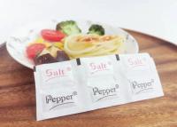 China Customizable Salt & Black Pepper Condiment Packets - 18 Month Shelf Life, FDA & BRC Certified Individual Seasoning Sachets for sale