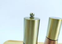 China Kairun Acacia Wooden Salt & Pepper Grinder Set - 7.28 Inch Height, Ceramic Core, Adjustable Manual Mills for sale