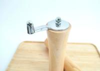 China Kairun KRW-004 Manual Wooden Salt & Pepper Grinder Set - 5cm×21.3cm Adjustable Ceramic Grinder for sale