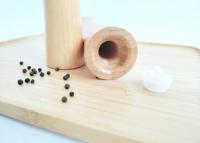China Kairun KRW-004 Manual Wooden Salt & Pepper Grinder Set - 5cm×21.3cm Adjustable Ceramic Grinder for sale