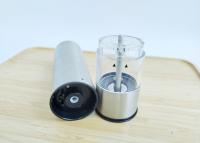 China Kairun KRG-024 Electric Salt and Pepper Grinder Set - 60ml Capacity, 230mm Height, Battery Operated with LED Light for sale
