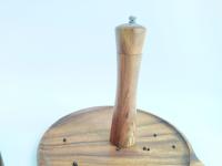 China Kairun Wooden Salt & Pepper Grinders - 5.5x21.3cm & 5x21.3cm Manual Adjustable Refillable Kitchen Tools for sale