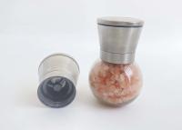 China Kairun Manual Glass Grinder 200ml Capacity 127mm Height with Adjustable Coarseness for Spices for sale