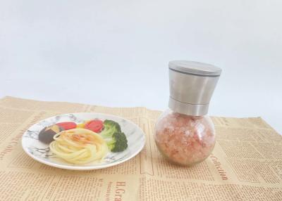 China Kairun Manual Glass Grinder 200ml Capacity 127mm Height with Adjustable Coarseness for Spices for sale