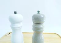 China Kairun KRW-007 Manual Wooden Salt & Pepper Grinder 5x16.3cm with Ceramic Mechanism for sale