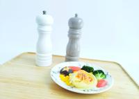 China Kairun KRW-007 Manual Wooden Salt & Pepper Grinder 5x16.3cm with Ceramic Mechanism for sale