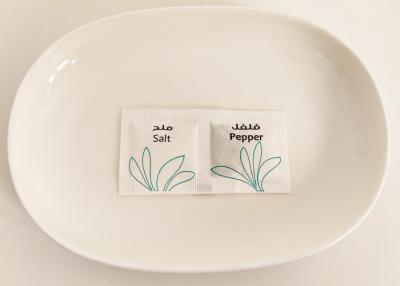 China Custom Salt and Pepper Seasoning Packets 18 Month Shelf Life Customizable Size for sale