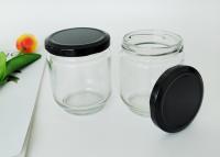 China Custom Logo 100ml Clear Glass Spice Jar with Plastic Rotating Lid for Honey Storage for sale