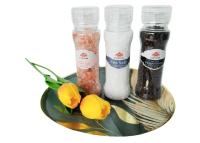 China Manual Plastic Grinder Mill Combo for Salt & Pepper - 170ml Capacity, 170mm Height, PC Material for sale
