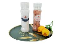 China Manual Plastic Grinder Mill Combo for Salt & Pepper - 170ml Capacity, 170mm Height, PC Material for sale