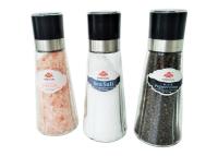 China Manual Plastic Grinder Mill with Salt Pepper - 260ml Capacity, 180mm Height Compact Design for sale