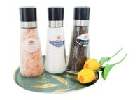 China Manual Plastic Grinder Mill with Salt Pepper - 260ml Capacity, 180mm Height Compact Design for sale