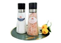 China Manual Plastic Grinder Mill with Salt Pepper - 260ml Capacity, 180mm Height Compact Design for sale