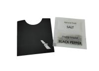 China Salt Pepper Sachet In Wrapper , Salt Pepper Twin Pack Wrapped Coated for sale