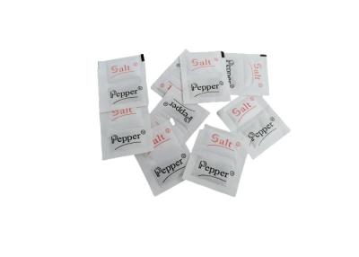 China Restaurant Supply Condiment Packets Salt Pepper Twin Pack 0.5g Salt 0.1g Pepper 24 Month Shelf Life for sale