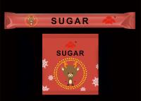 China Customized Christmas Sugar Sachet Packets 10g Salt Packets for Coffee Shop Restaurant for sale