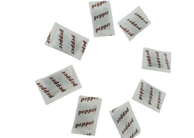 China Customized Disposable Mini Pepper Packet 0.1g 25x38mm for Food Service for sale