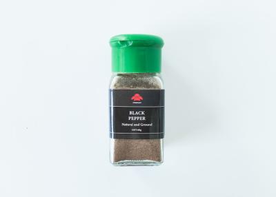 China Customizable Glass Spice Jars with Airtight Plastic Lids for Seasonings for sale