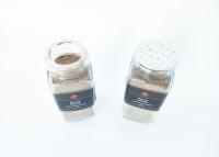 China Customizable Glass Plastic Manual Spice Grinder Refillable Easy Open 100ml for sale