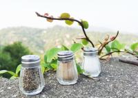 China 10ml Glass Salt and Pepper Shaker Set 3 Pack D40xH28mm Transparent Seasoning Shakers for Camping for sale