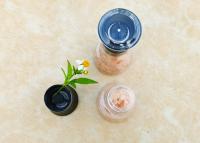 China 80ml Transparent Glass Salt Pepper Grinder with Adjustable Ceramic Grinding Head for sale