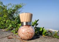 China 200ml Adjustable Salt and Pepper Grinder with Transparent Glass Bottle Ceramic Core for sale