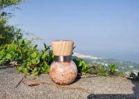 China Salt Pepper Grinder 200ml Adjustable Ceramic Mill Glass Bottle Condiment Shaker for sale