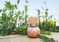 China Transparent Glass Salt Pepper Mill 200ml Ceramic Core Adjustable Grinder for sale