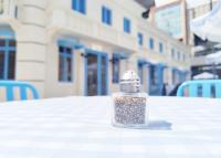China 17ml Glass Salt Pepper Spice Grinder Shaker with Metal Lid Reusable Refillable for sale