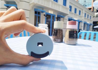 China 180ml 0.5g FDA Food Grade Glass Salt Pepper Shaker Reusable Seasoning Bottle for sale