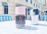China 100ml 0.5g Each Press Salt Pepper Condiment Shaker Glass Jar Reusable Refillable for sale