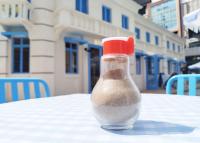 China 100ml Clear Glass Spice Jar with PP Lid Shaker for Herbs Spices Sugar Salt for sale