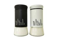 China Refillable Salt And Empty Round  Spice Jars Glass Spice Containers for sale
